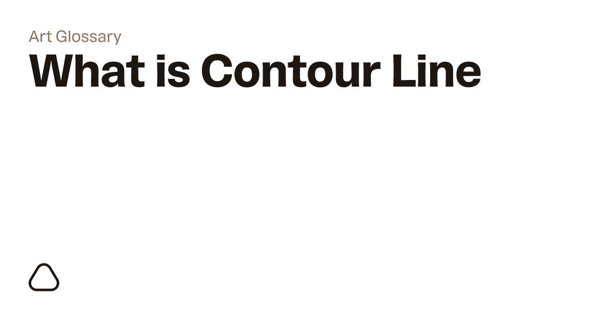 What is a Contour Line? | A guide to art terminology