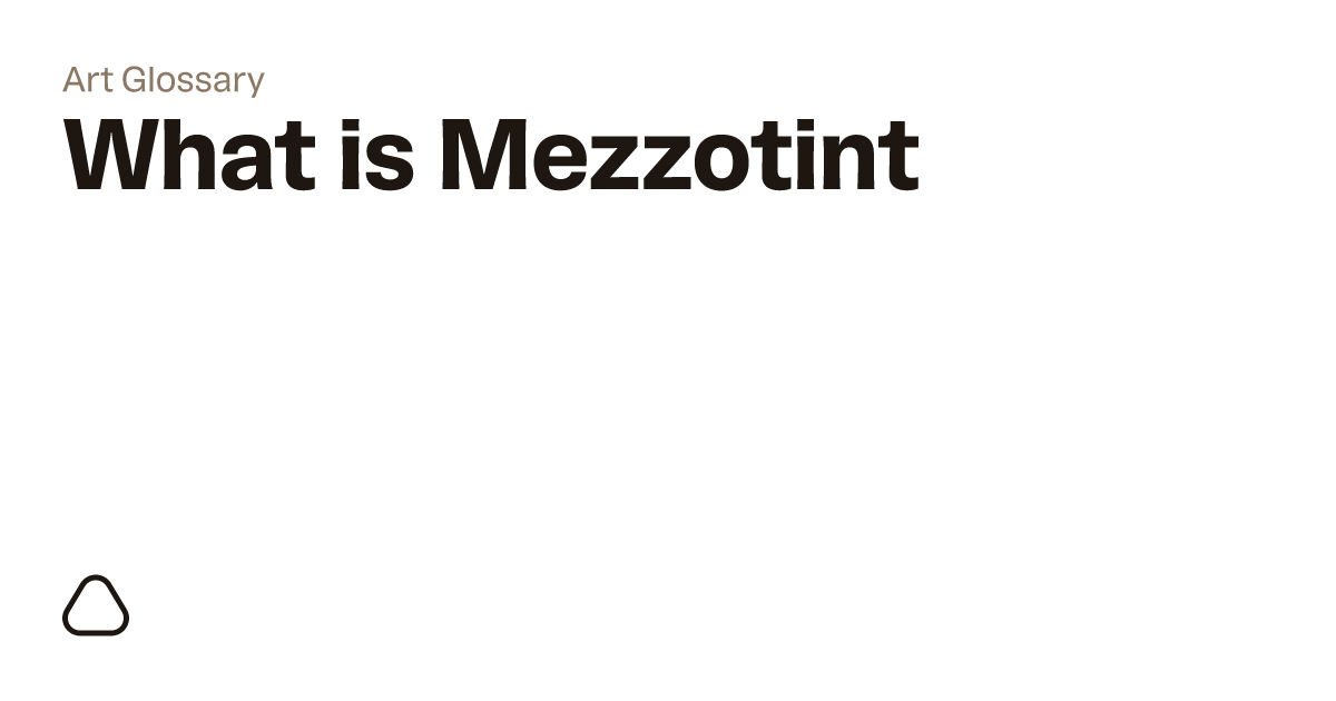 What is Mezzotint? | A guide to art terminology